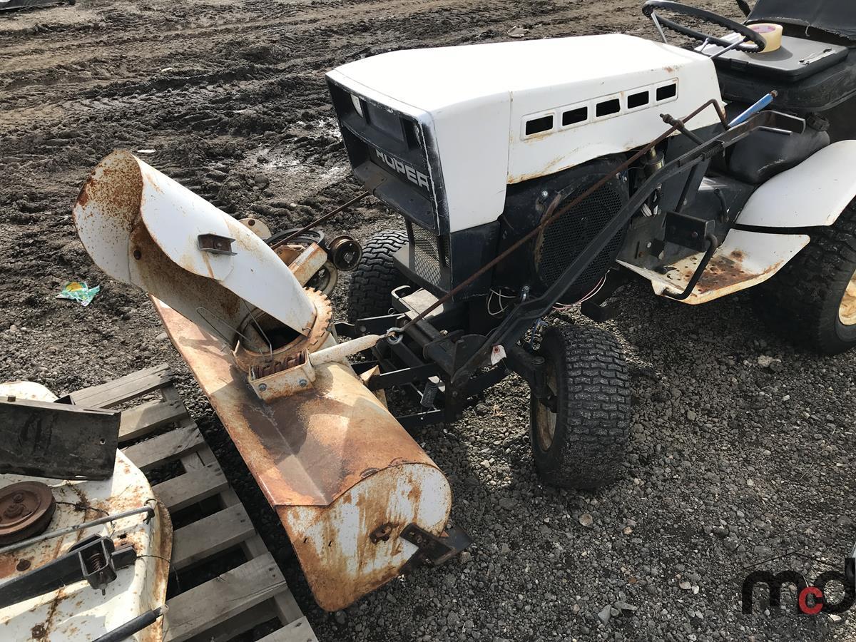 Roper Lawn Tractor w/ Snow Blower and Mower Attachments