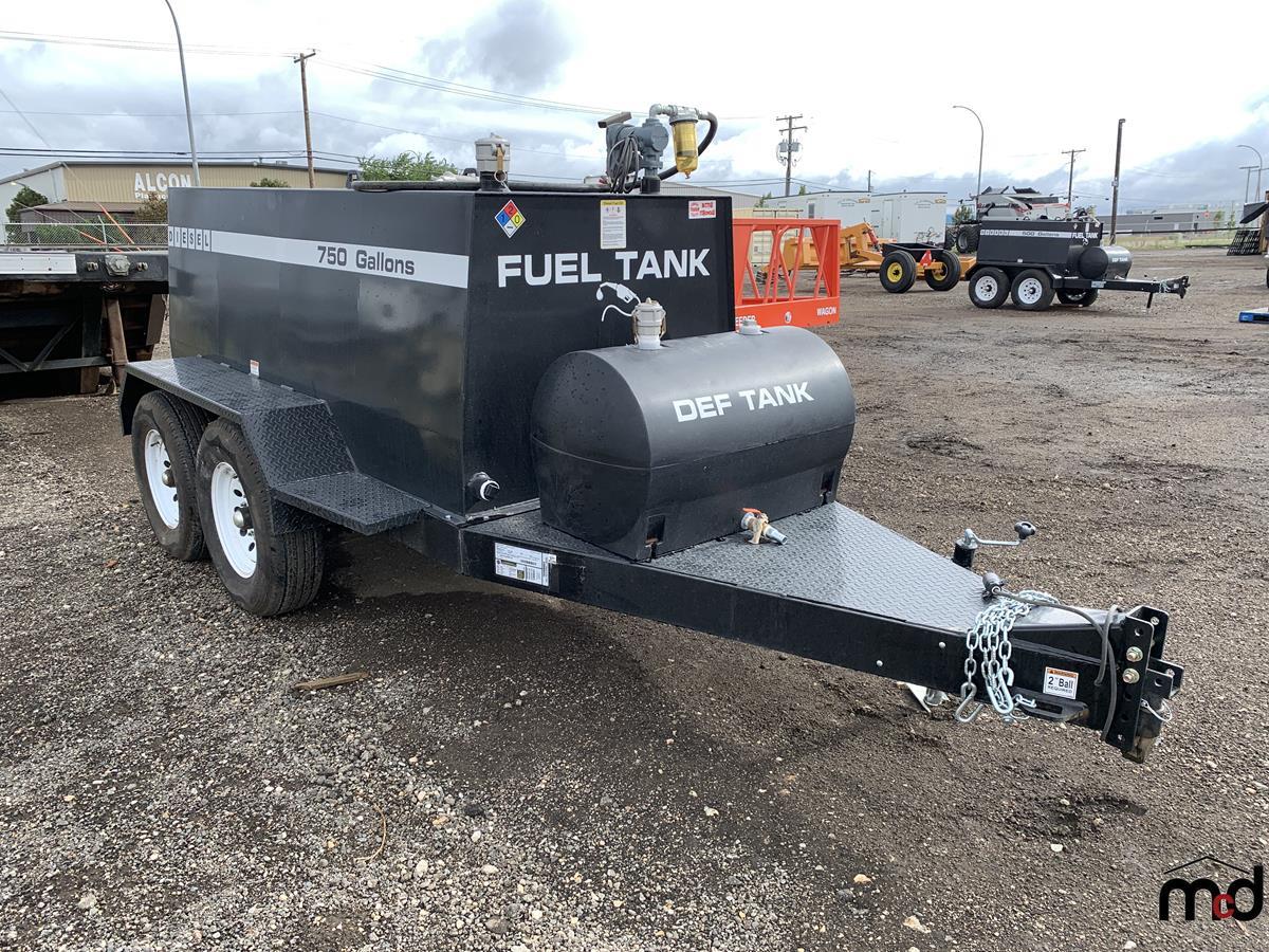 Unused 750-Gallon T/A Towable Fuel & Def Tank w/ Electric Pump