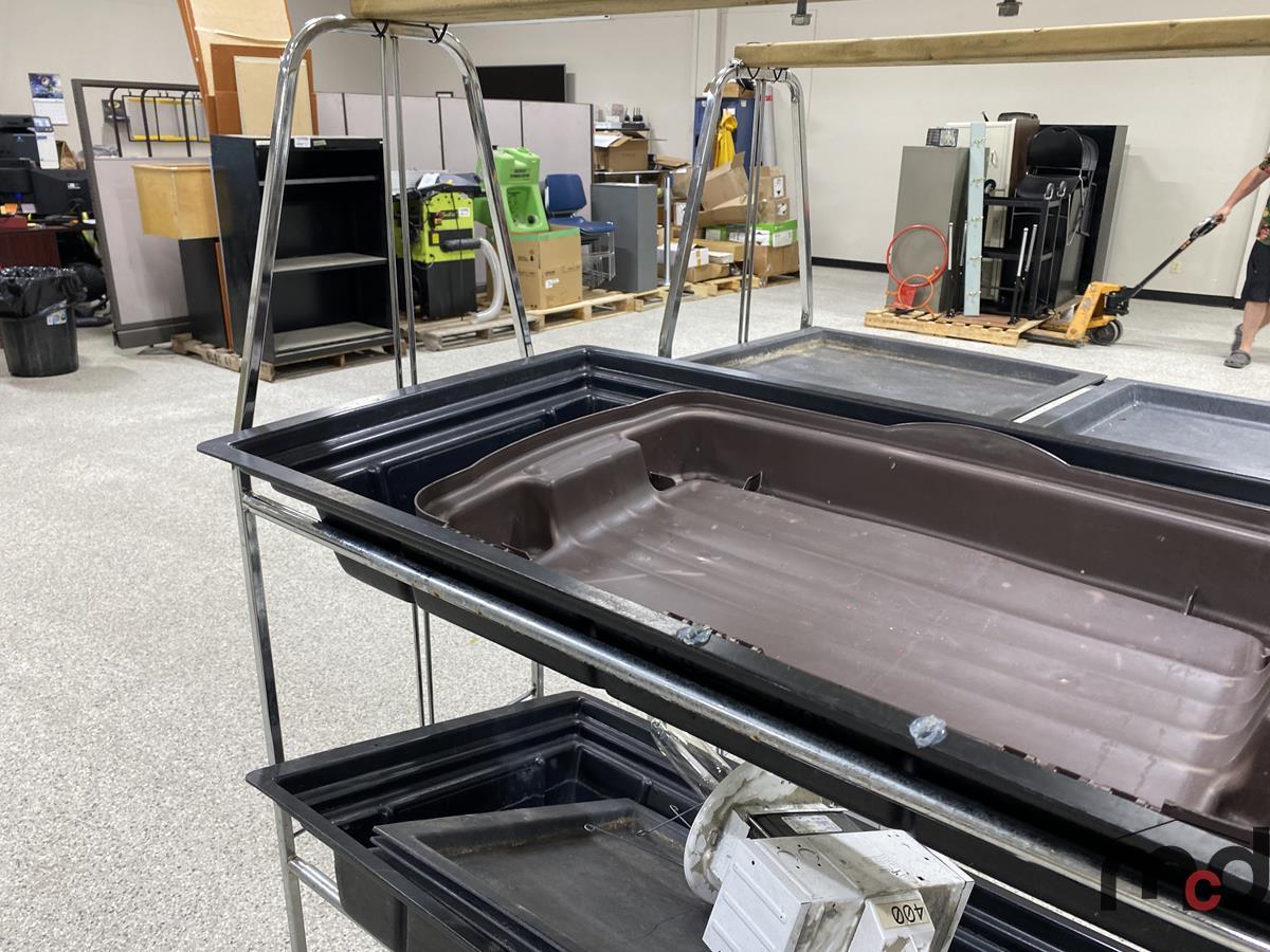 (2) Rolling Grow Carts