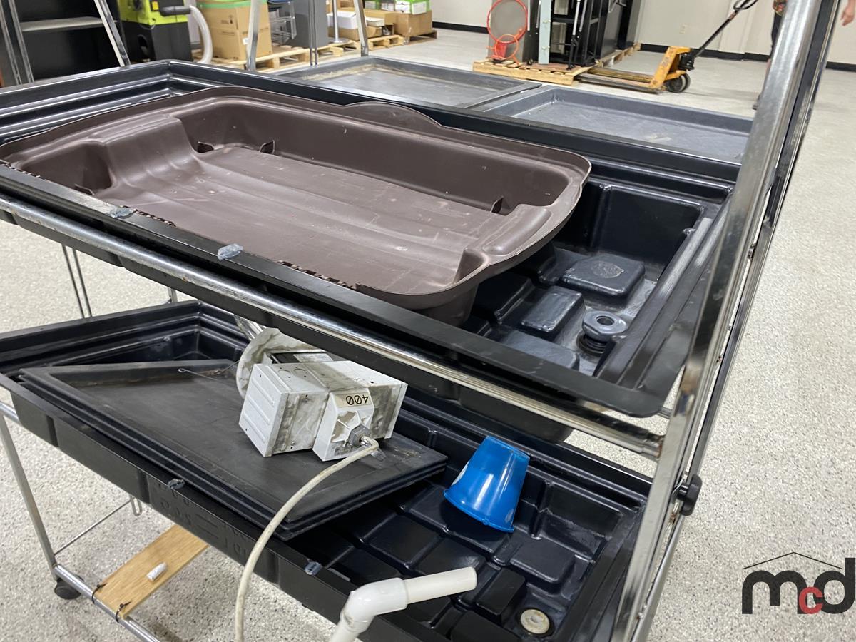 (2) Rolling Grow Carts