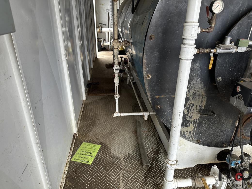 2013 York & Shipley 125hp Enclosed Skid Mounted Boiler