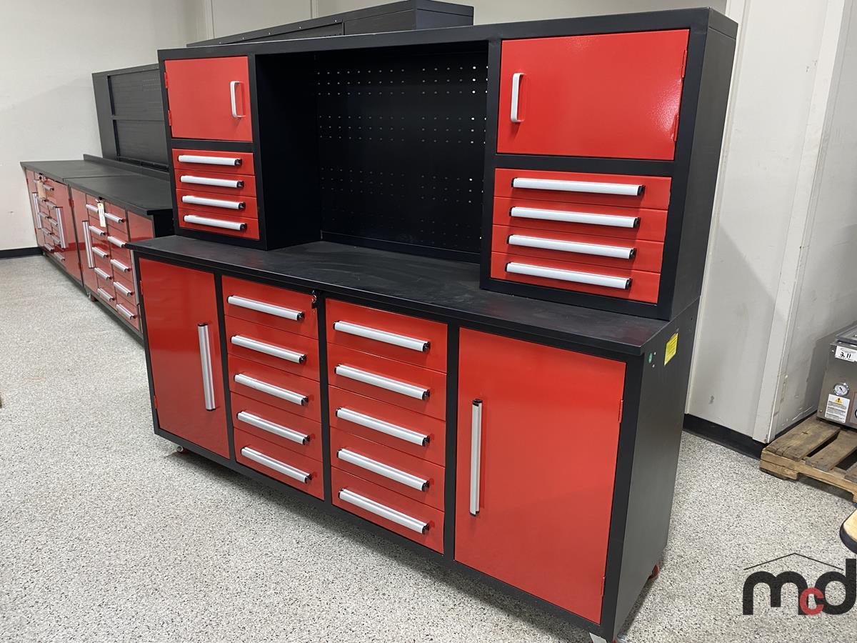 Unused 7' 18-Drawer Tool Cabinet