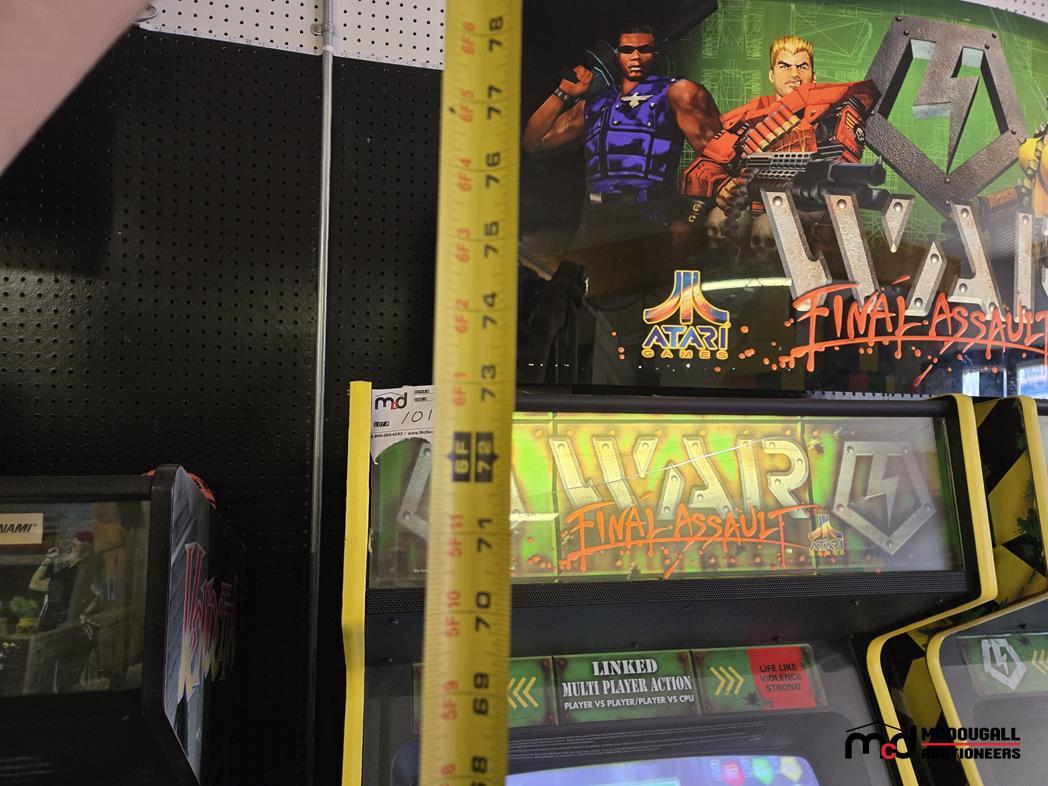 (3) Atari War Final Assault Arcade Machines