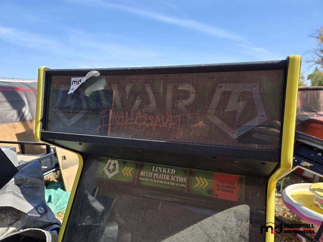 (3) Atari War Final Assault Arcade Machines