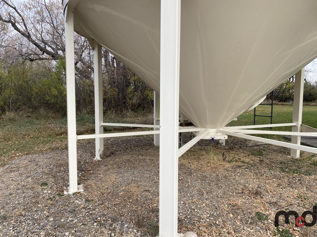 Meridian 4,000 bu 4 Ring Hopper Bottom Grain Bin