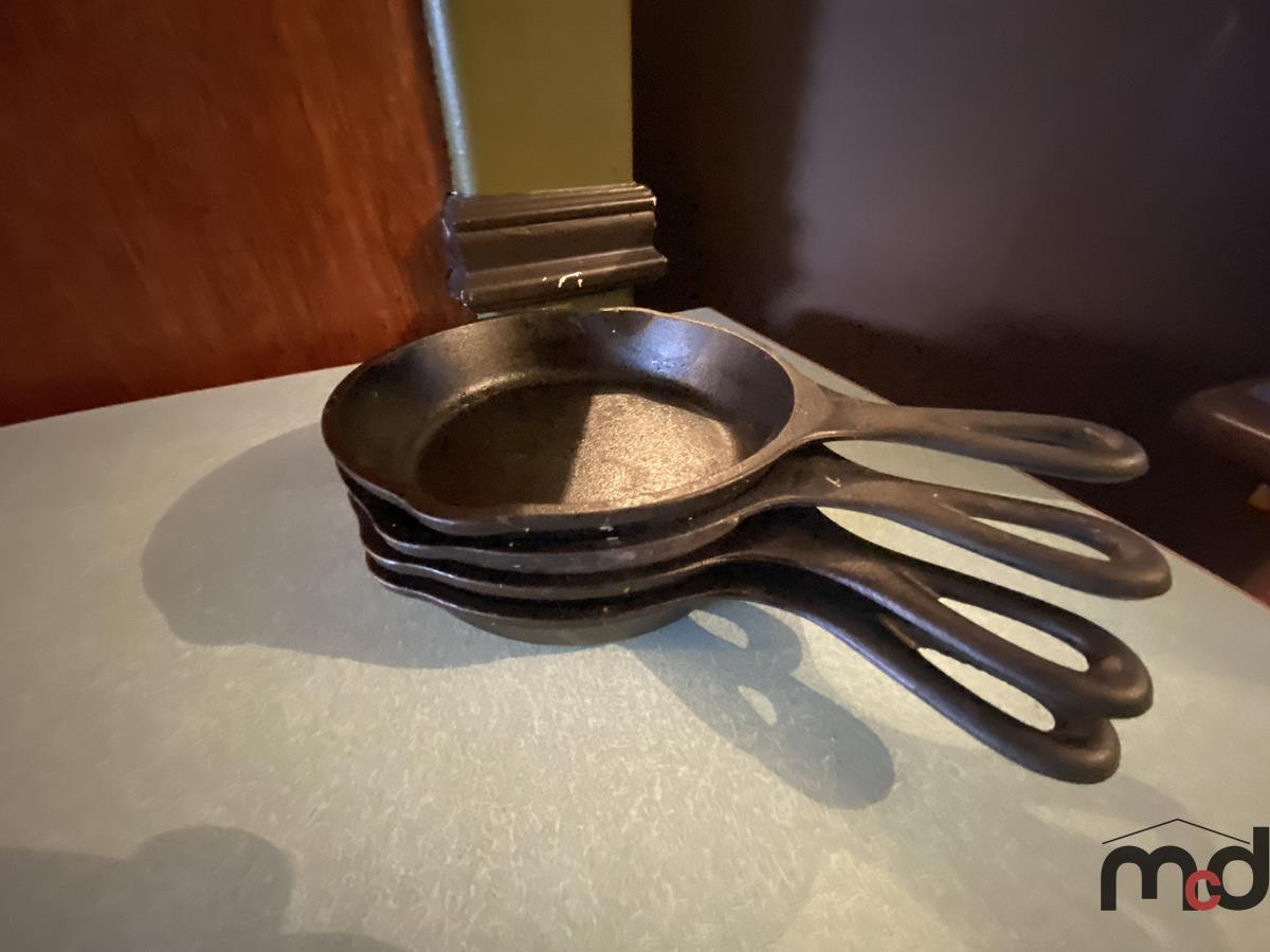 Misc. Inserts, Jam Caddies, (2) Rice Cookers, Plates and Small Cast Iron