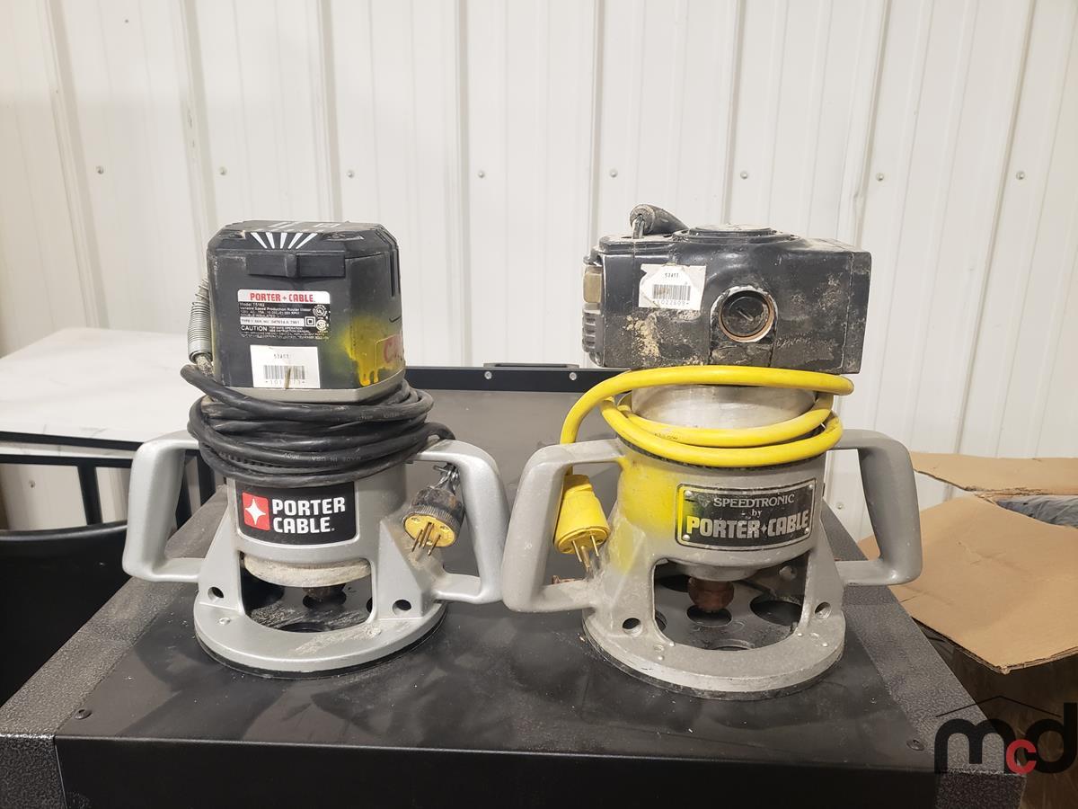 (2) Porter Cable Routers