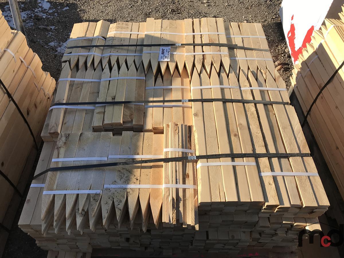 Pallet of Assorted Wood Stakes
