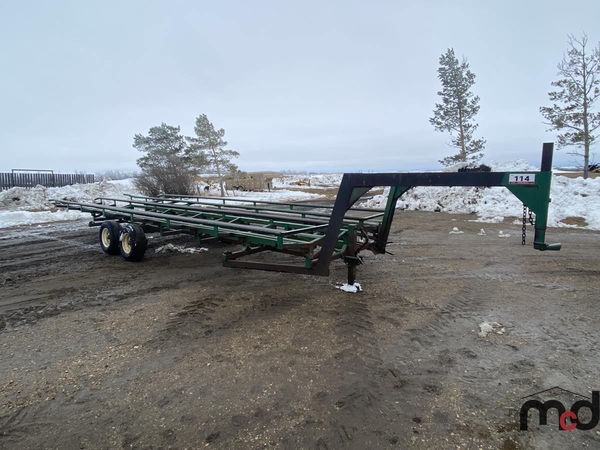 (10) Bale Self Unloading Bale Cart