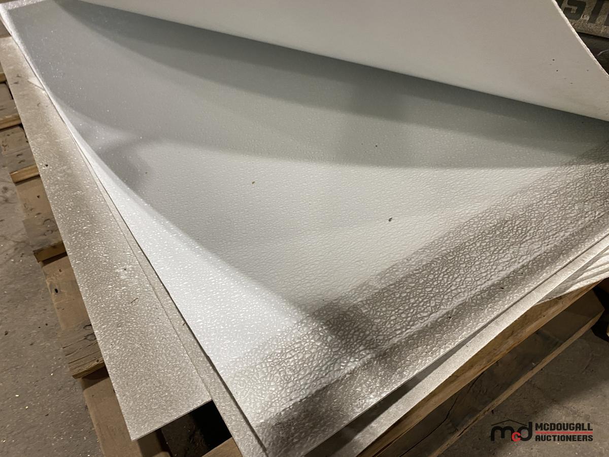 Pallet of Spill Trays, Signs, Hitch & More