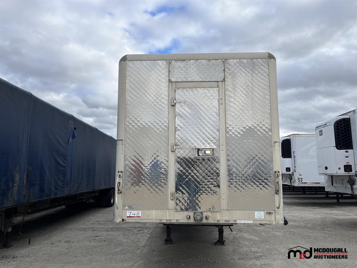 2020 Manac Rolltite 53' T/A Dry Van Semi Trailer