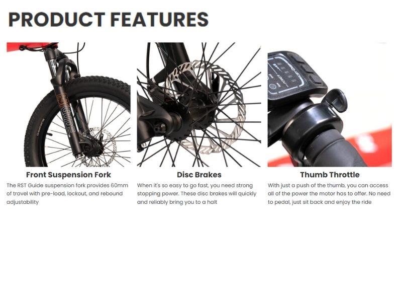 Kutty FS Electric Bike (BLUE) from Biktrix Saskatoon (Retail Value $2,199)