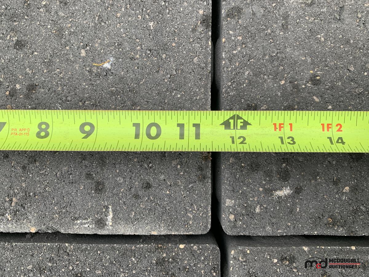 Keystone Products Red River Paver 12" x 12" x 2 3/4" Charcoal Coloured ...