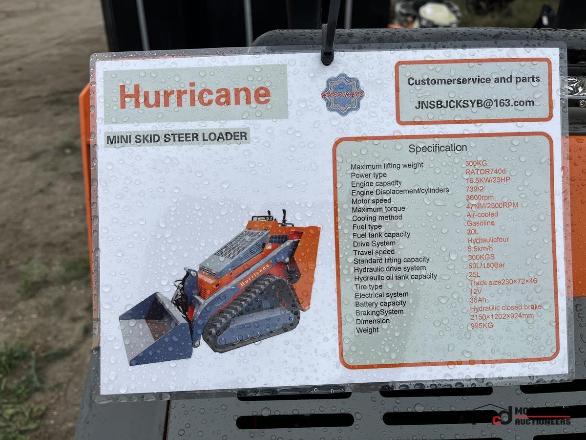 Hurricane Mini Skid Steer Loader