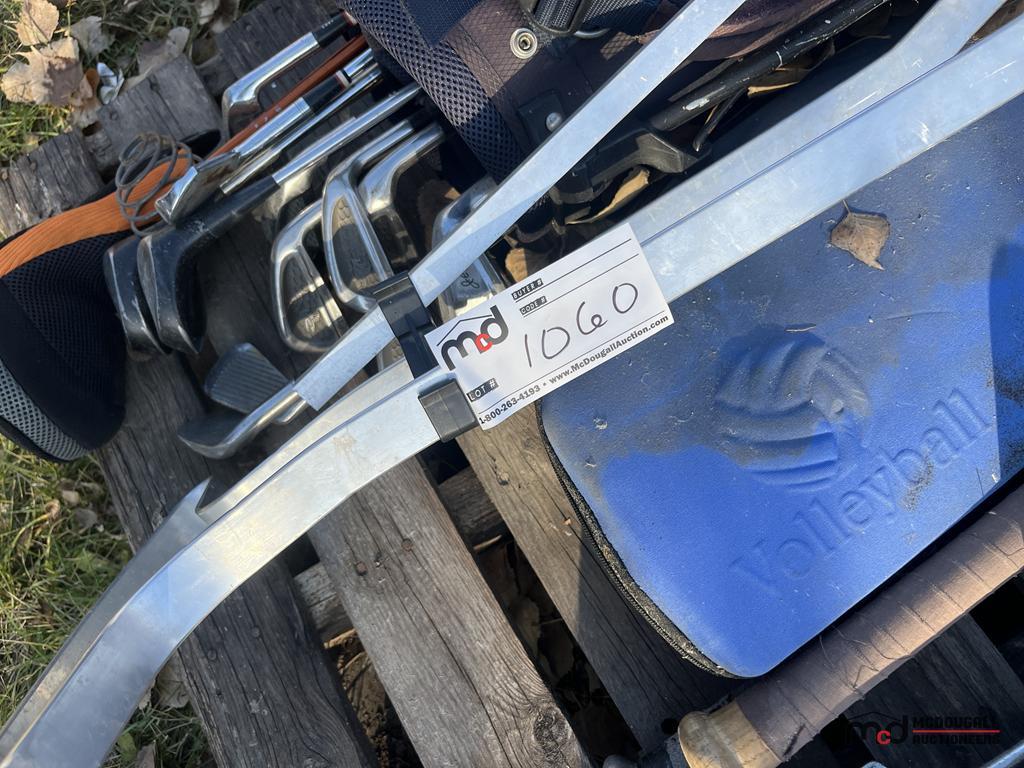 (2) Pallets of Assorted Golf Clubs, Kid's Bike, Toys & More