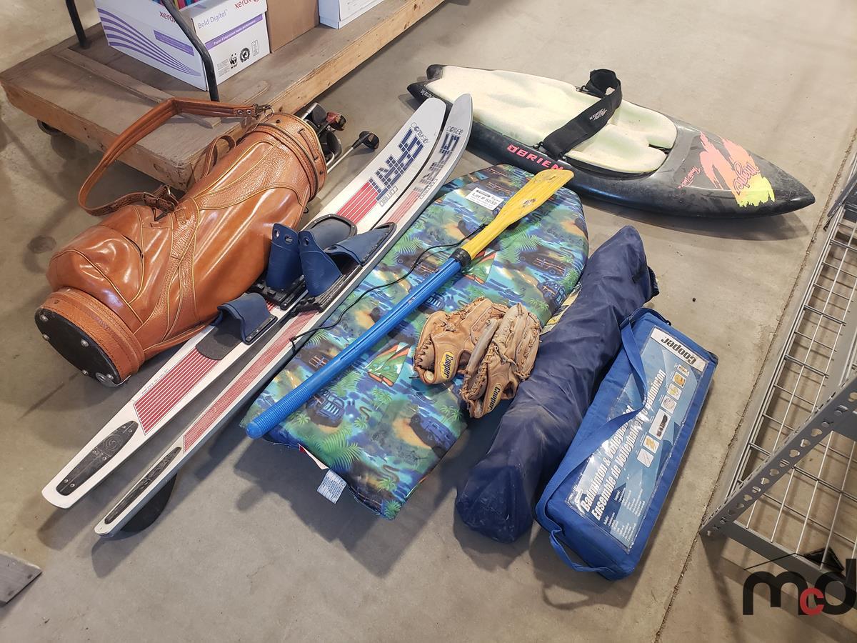 Golf Clubs, Skis, Games, Baseball Gloves and Boogie Boards