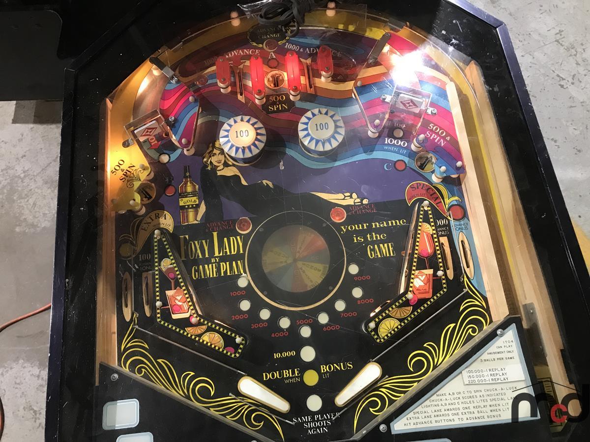 Foxy Lady by Game Plan Pinball Arcade Game