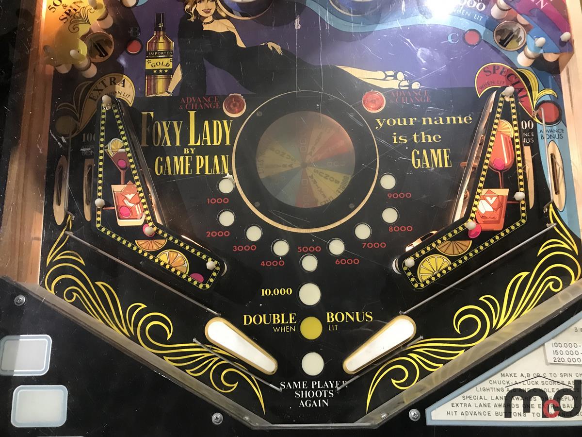 Foxy Lady by Game Plan Pinball Arcade Game