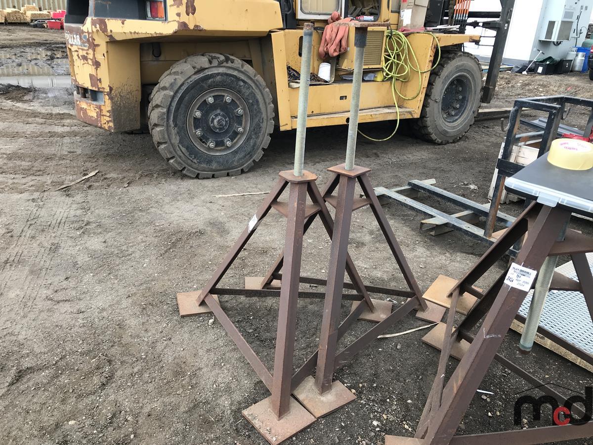 (2) Jack Stands w/ Threaded Rods