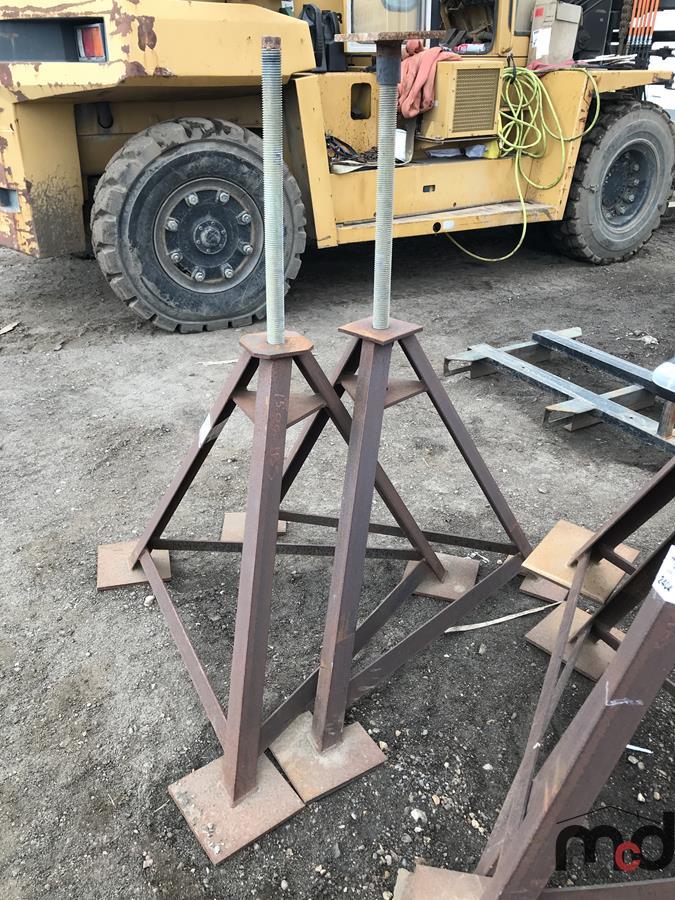 (2) Jack Stands w/ Threaded Rods