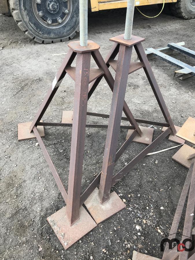 (2) Jack Stands w/ Threaded Rods
