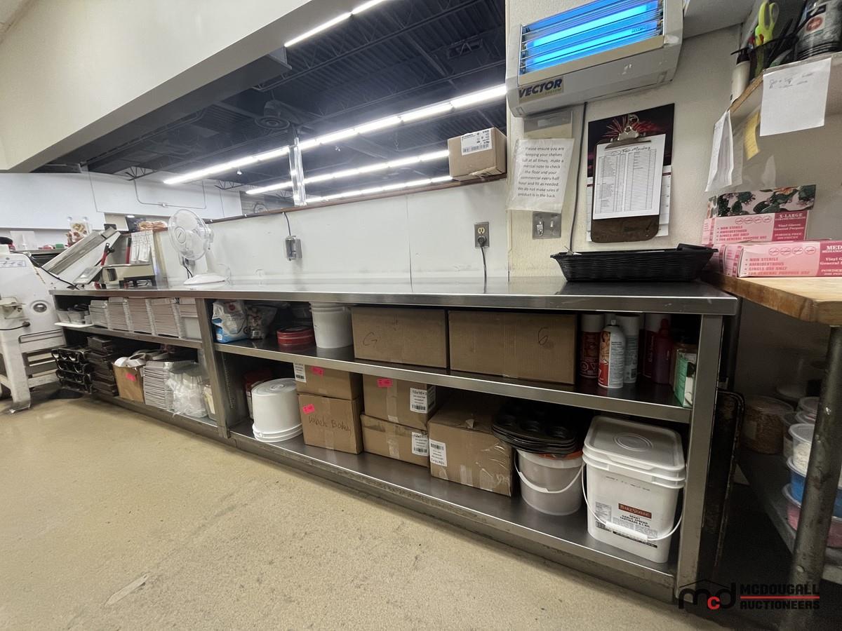 3-Shelf Prep Table (24" x 162")