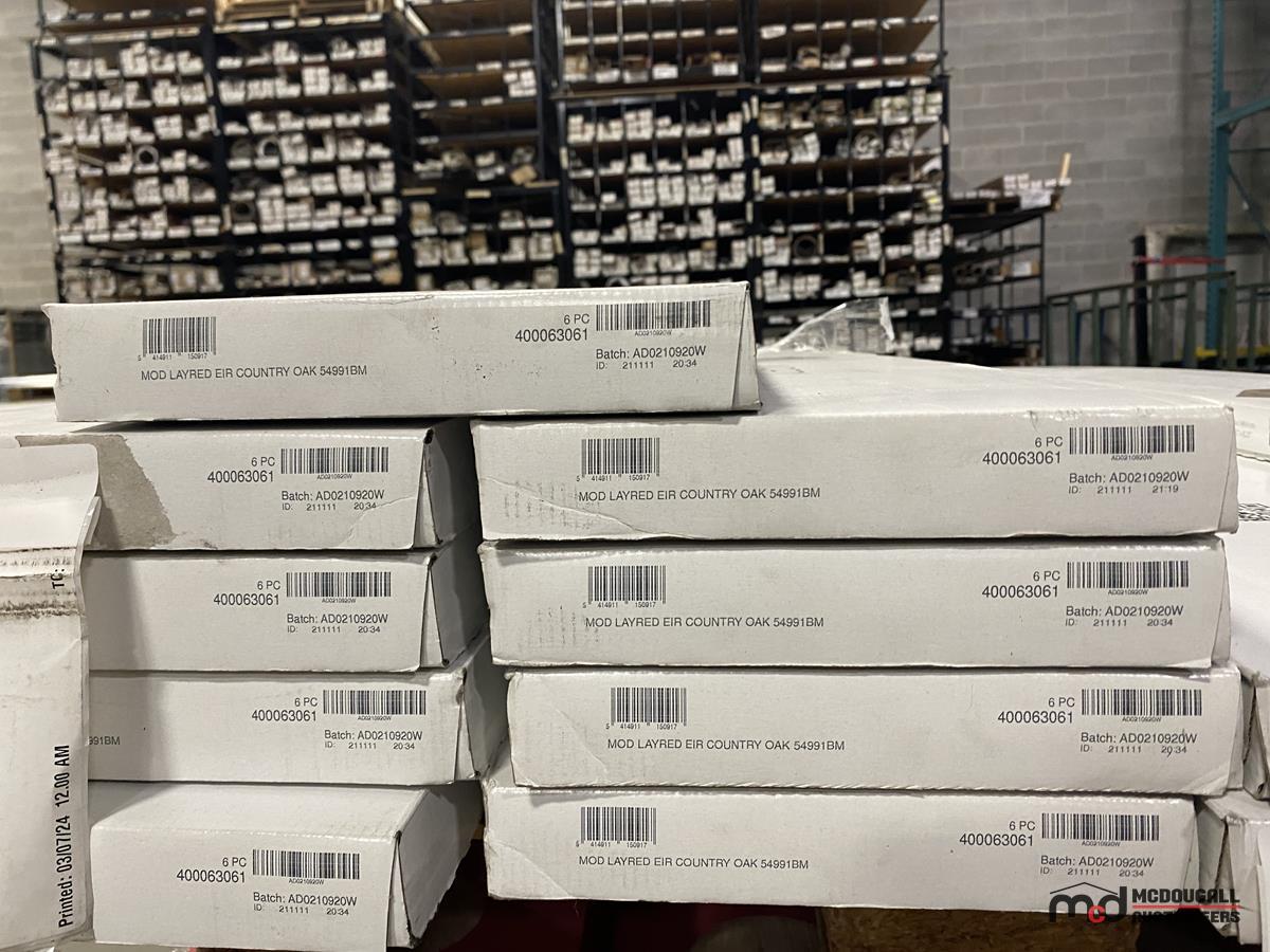 (82) Boxes of Assorted Moduleo Flooring