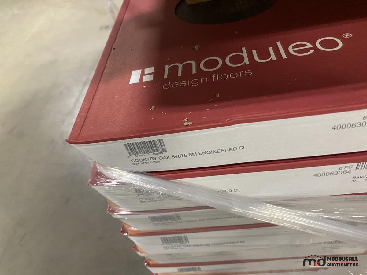 (82) Boxes of Assorted Moduleo Flooring