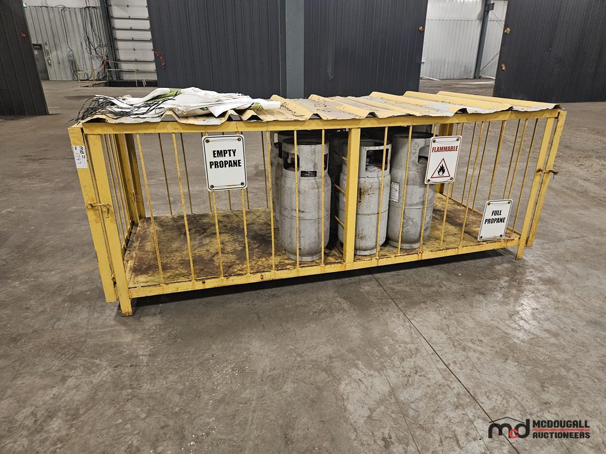Propane Cage w/ Propane Tanks
