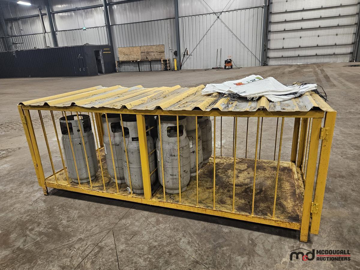 Propane Cage w/ Propane Tanks