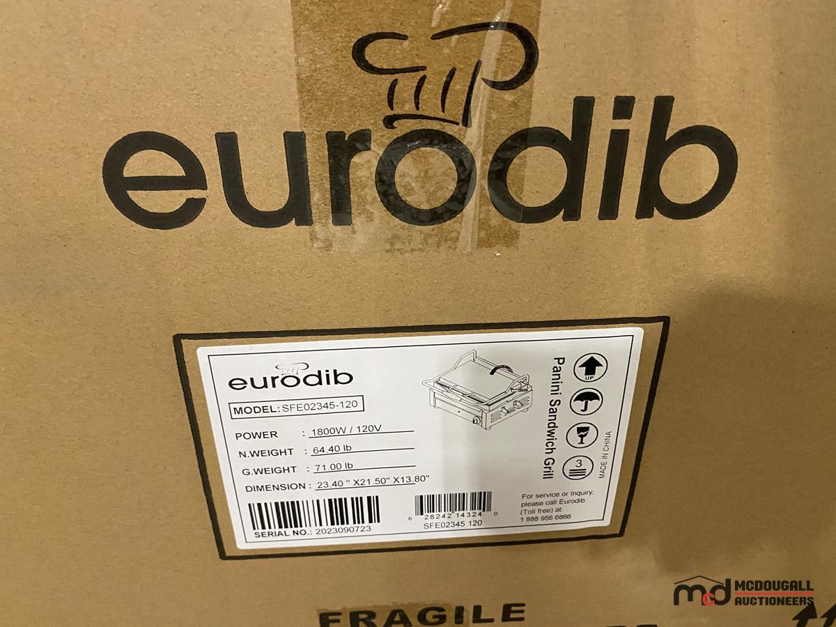 Eurodib SFE02345-120 Panini Sandwich Grill