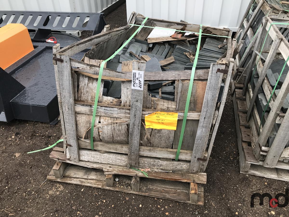 Crate of Premium Black Patio Bricks