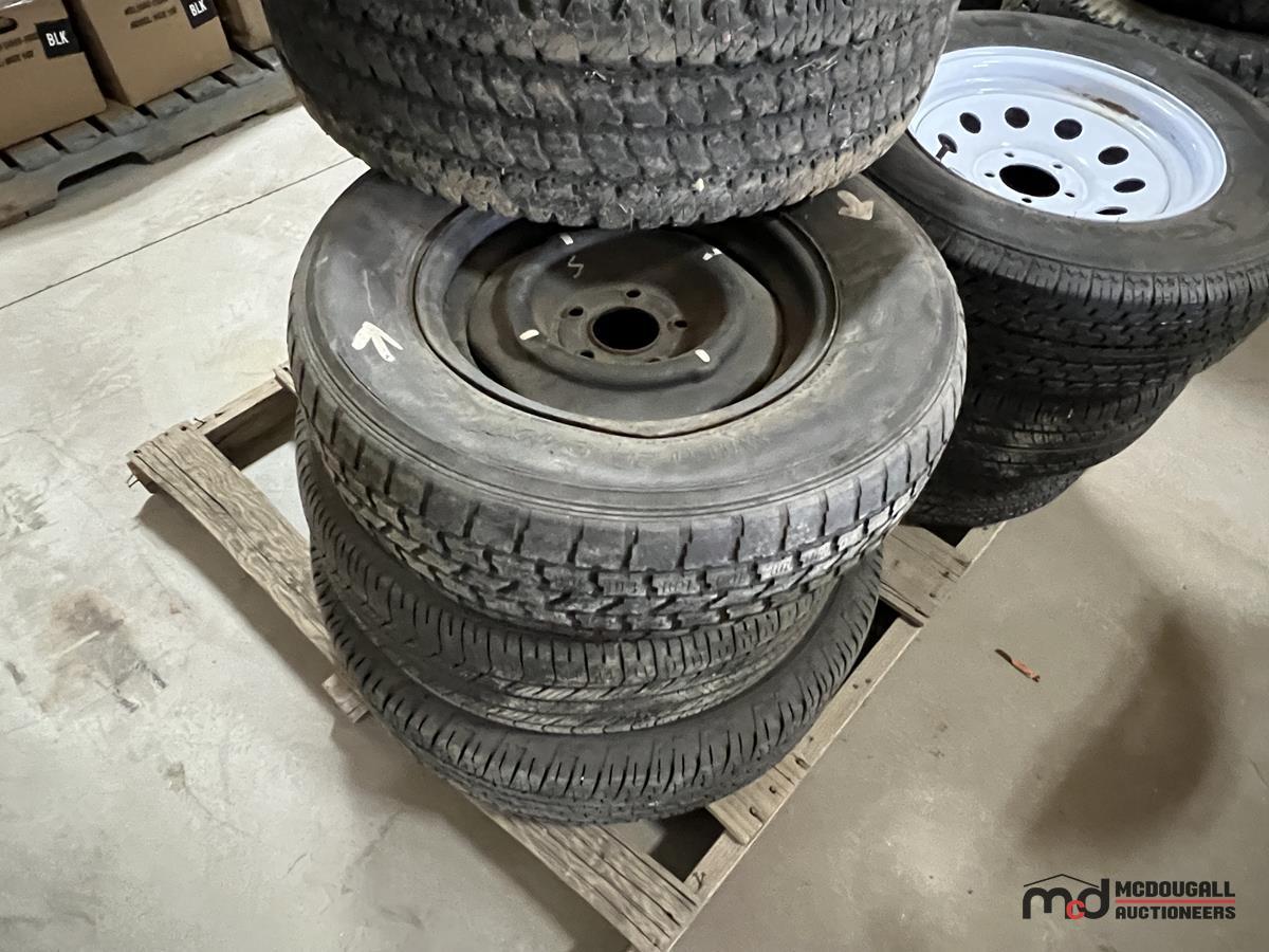 (2) Pallets of Assorted Tires on Rims