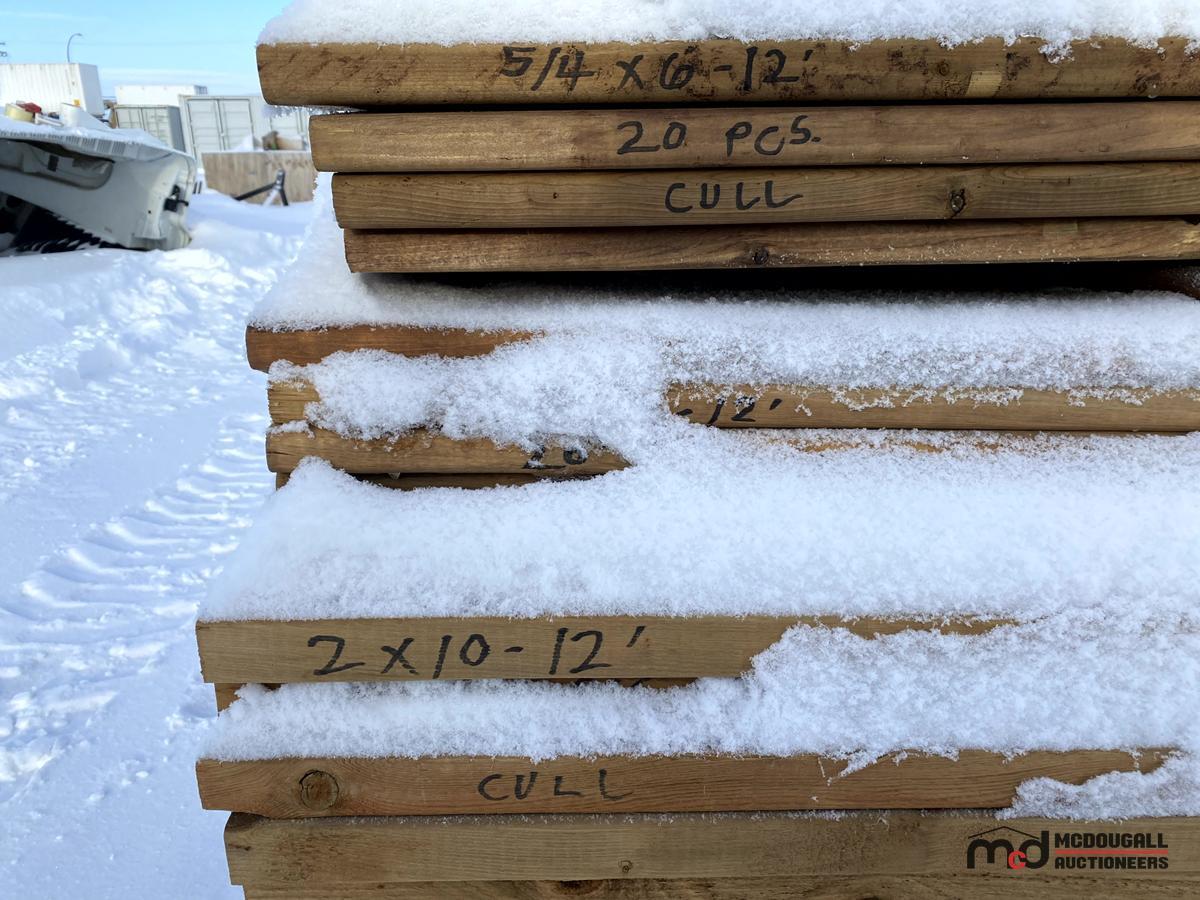 (5) Assorted Treated Cull Lumber
