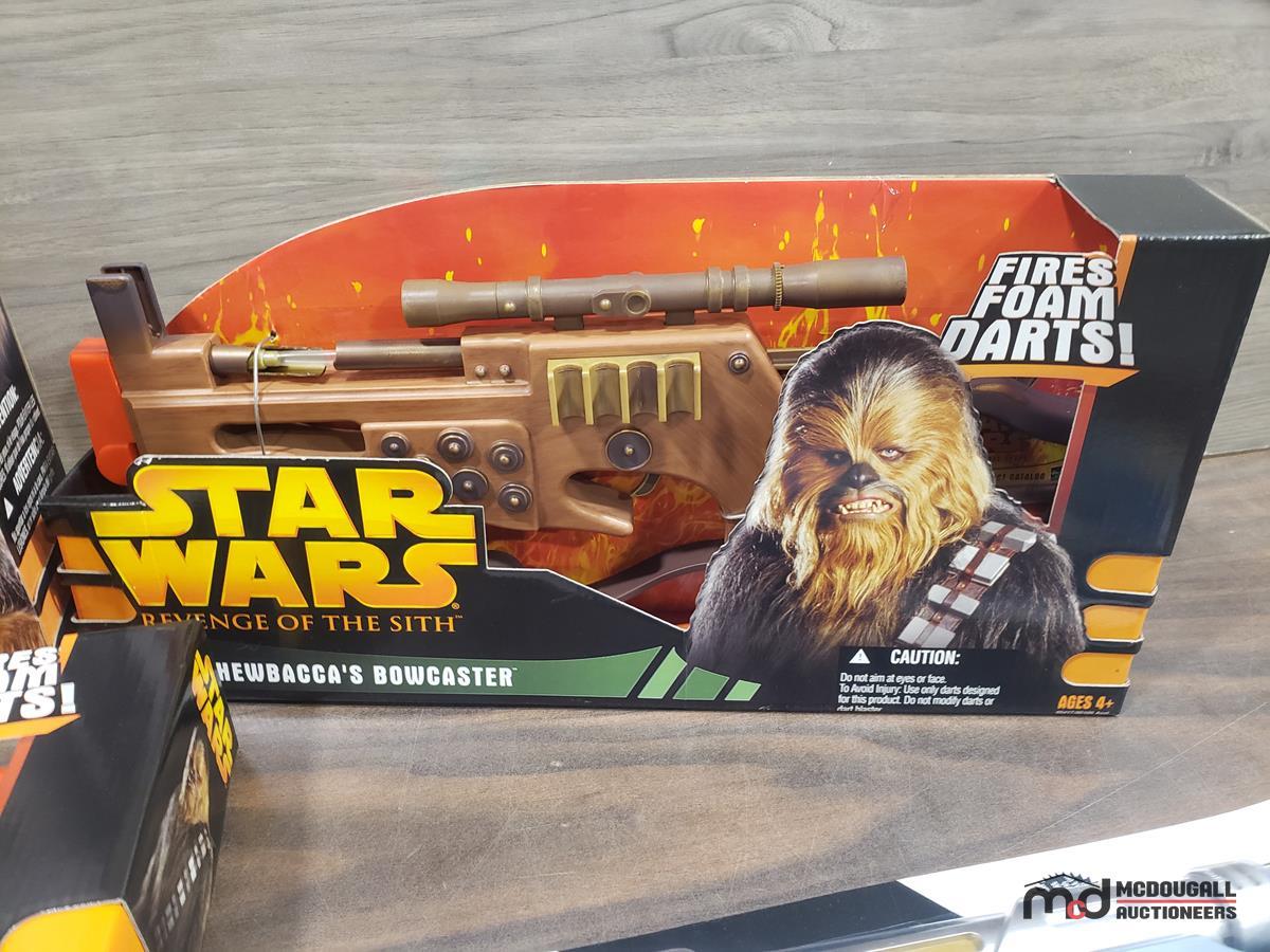 Star Wars Chewie Bowcaster, Wookie Water Blaster & Misc.