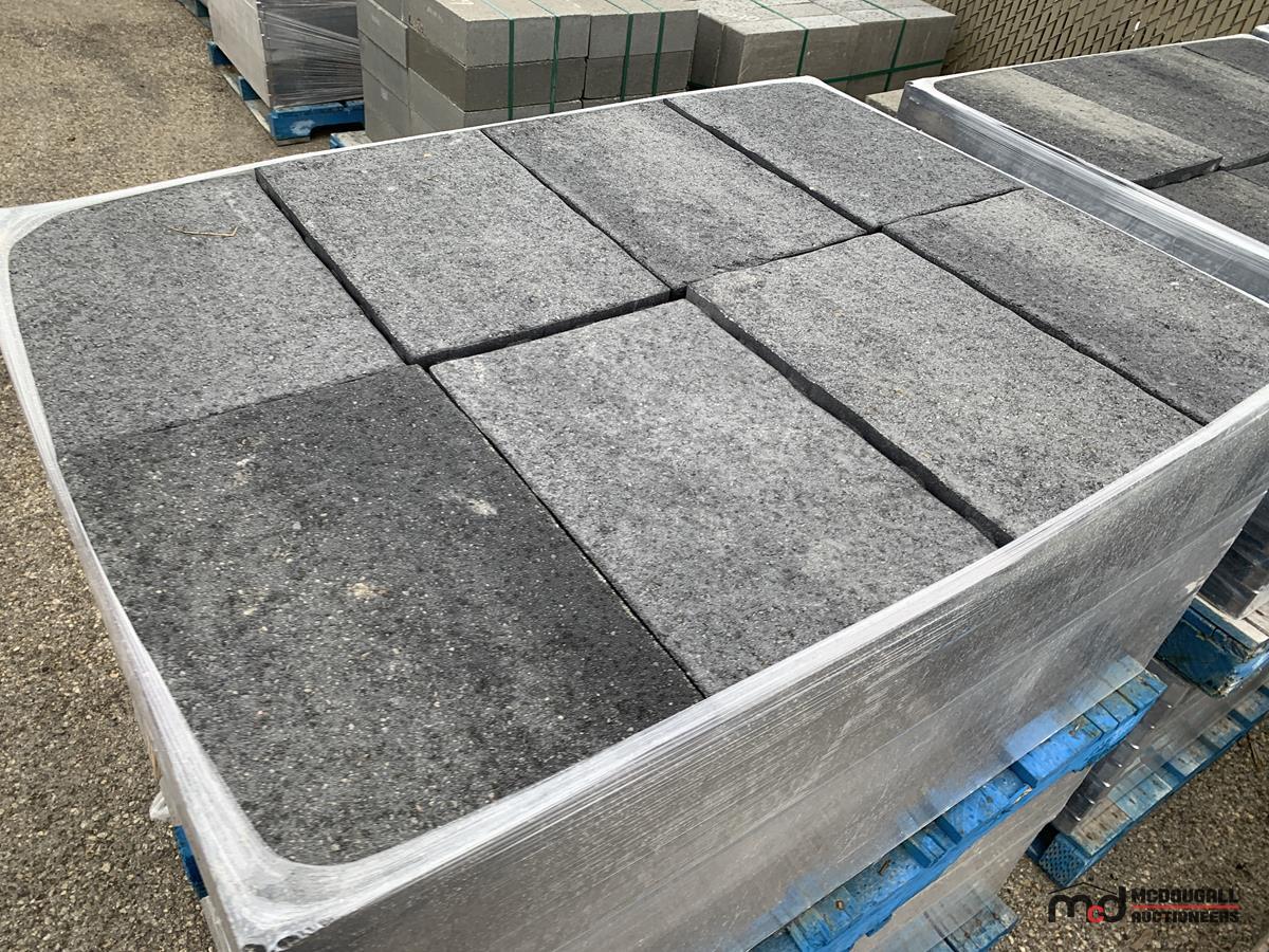 Keystone Products Red River Paver 11" x 17" x 2 1/4" Charcoal Coloured ...