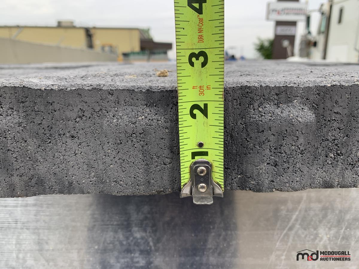 Keystone Products Red River Paver 11" x 17" x 2 1/4" Charcoal Coloured ...