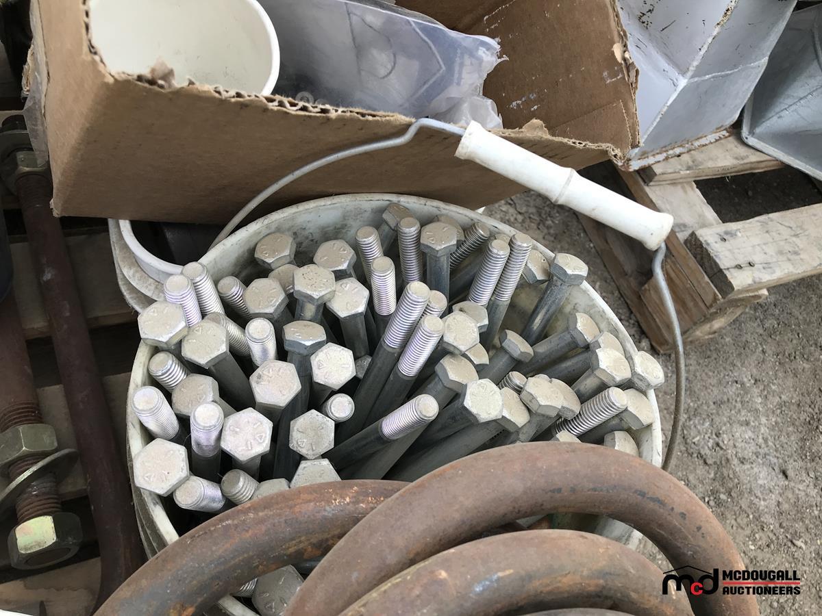 Large Bolts, Nuts, U-Clamps, Roller Chains, Gears, Belts and Misc.