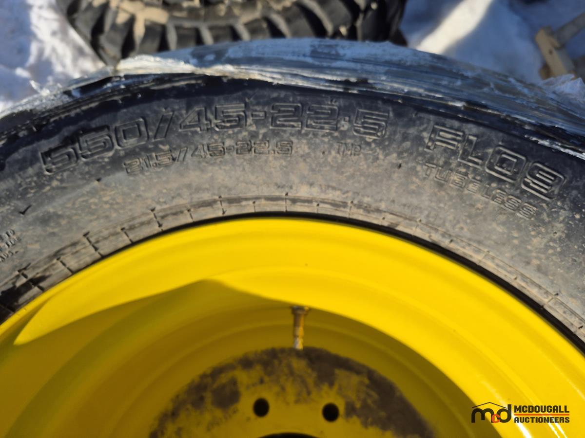 (2) Euro Grip TVS Tires on Highline Rims