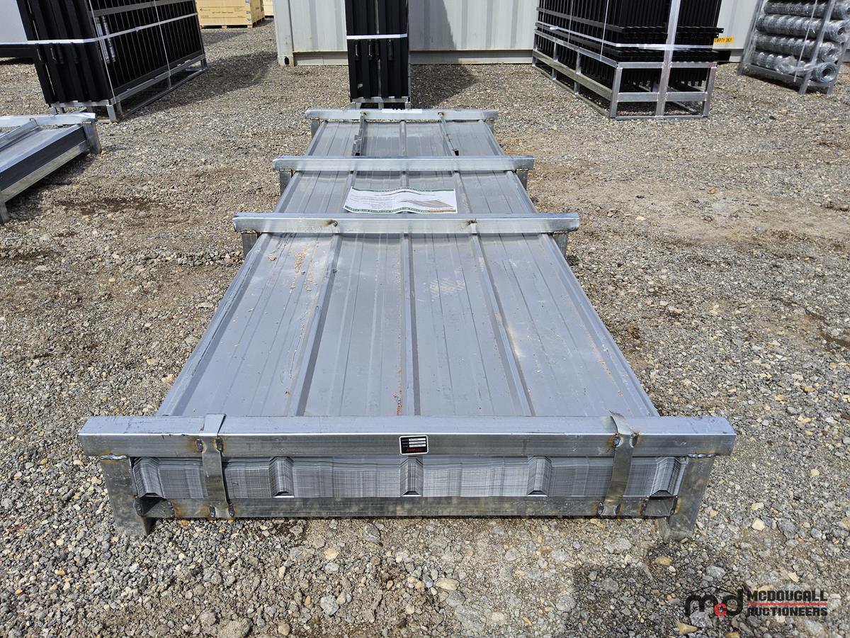 10' Long Galvalume Corrugated Steel Panel