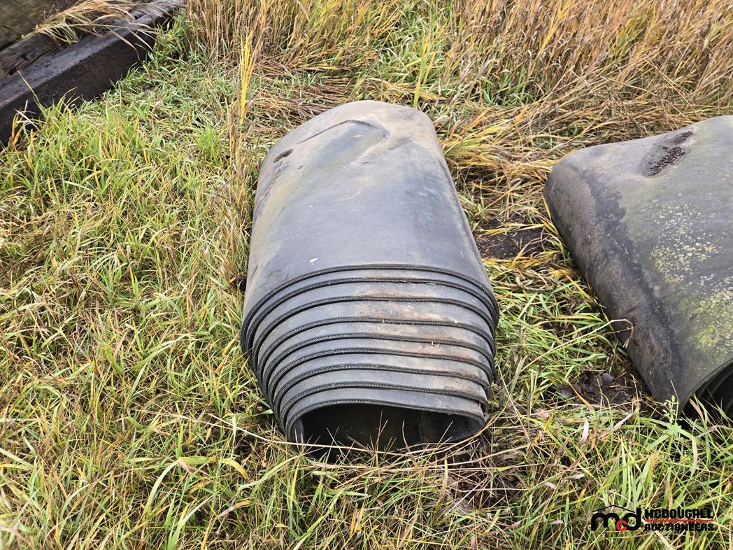 (2) Rolls of Rubber Canvas