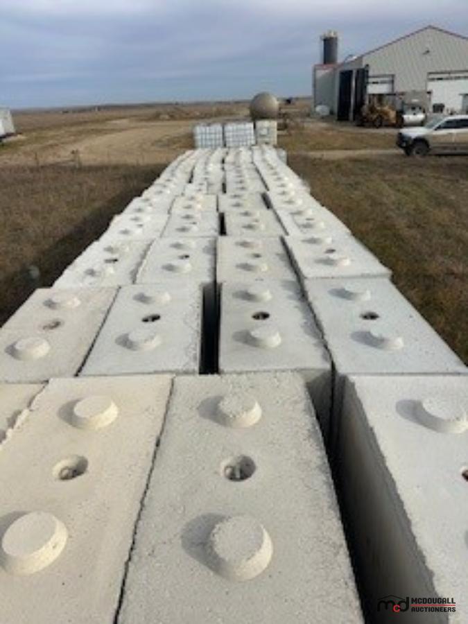 (5) Concrete Blocks (30"x30"x5') (Approx. 3,500 lbs)