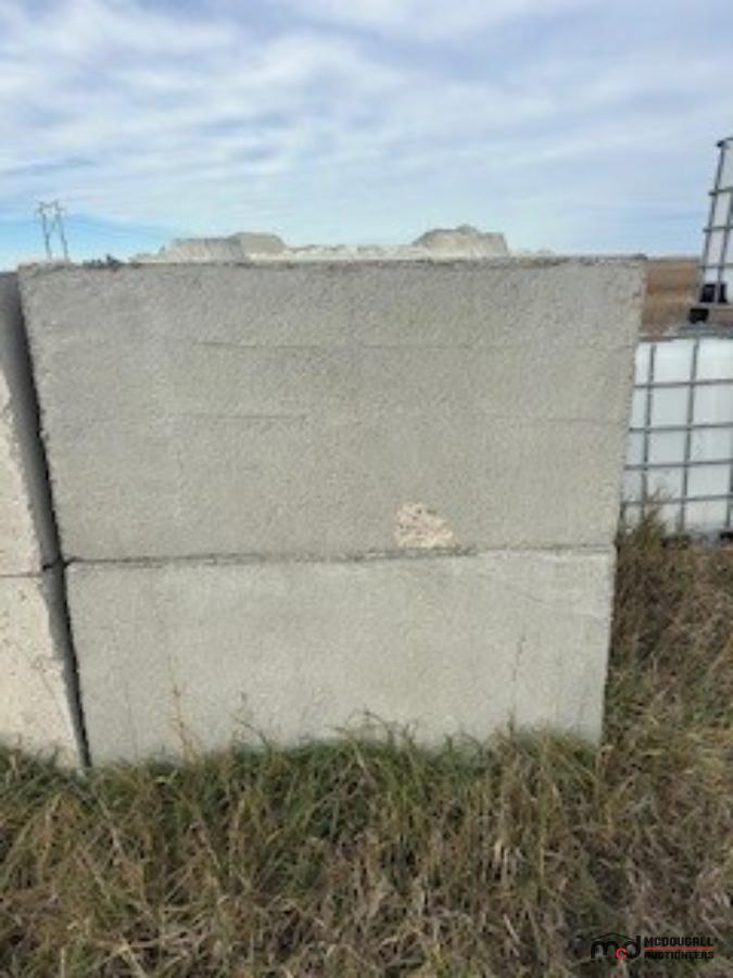 (5) Concrete Blocks (30"x30"x5') (Approx. 3,500 lbs)
