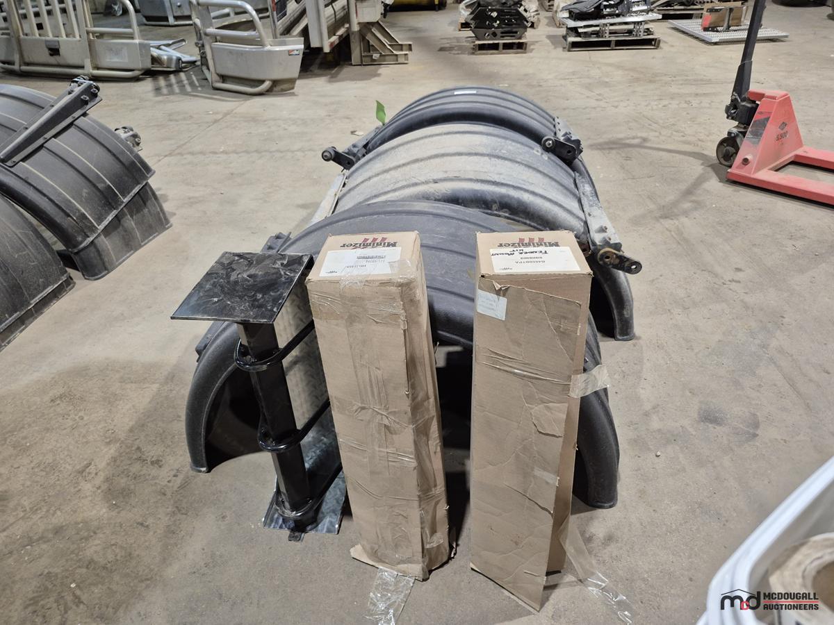 (3) Plastic Tub Fenders & Bracket Kits