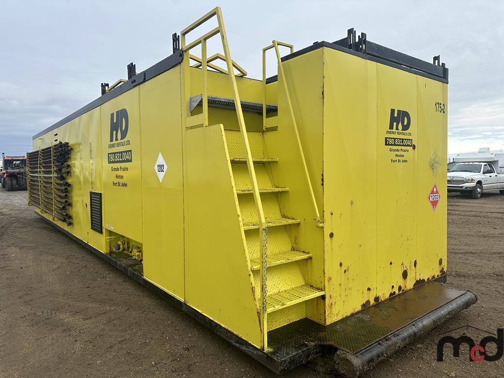 2010 Williams & Davis 175hp Enclosed Skid Mounted Boiler