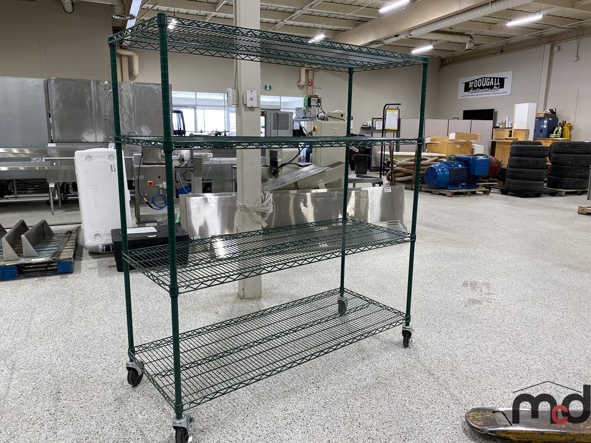 4-Tier Metal Rack on Wheels