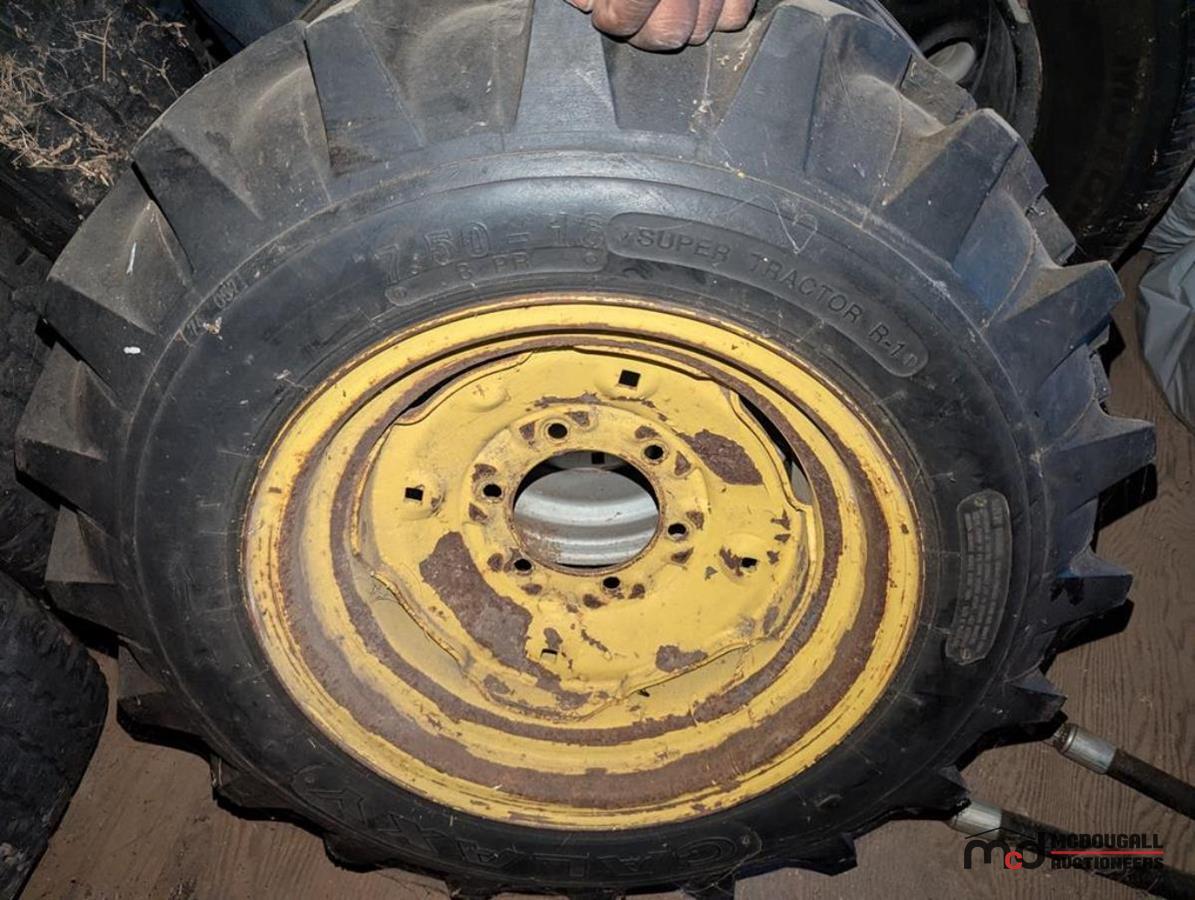 9.5L-14 Implement Tire and 7.50 - 16 Tractor Tire