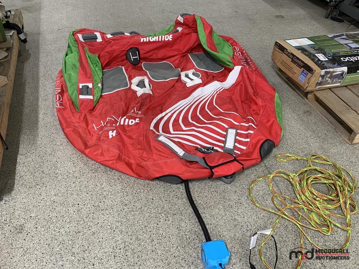 Havasu Hightide, 3-Person Inflatable Towable w/ Pump and Rope