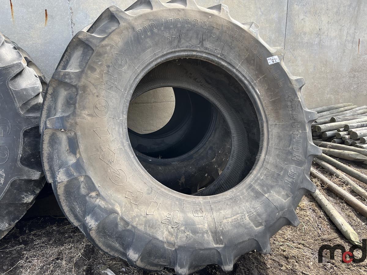 Set of (3) 710/20R38 Firestone Tractor Tires