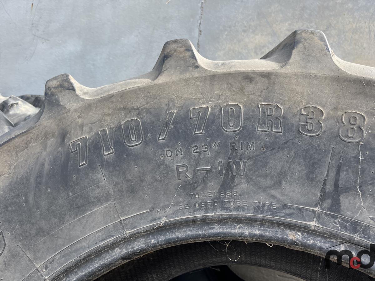 Set of (3) 710/20R38 Firestone Tractor Tires